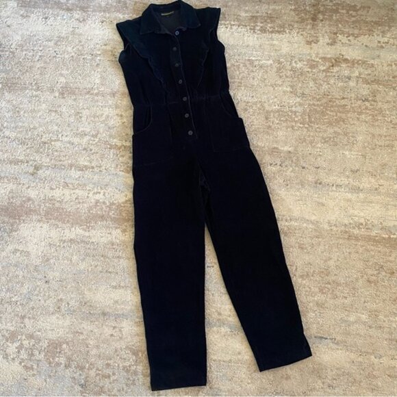 Nooworks | Pants & Jumpsuits | Nooworks Julia Corduroy Jumpsuit Ruffle ...